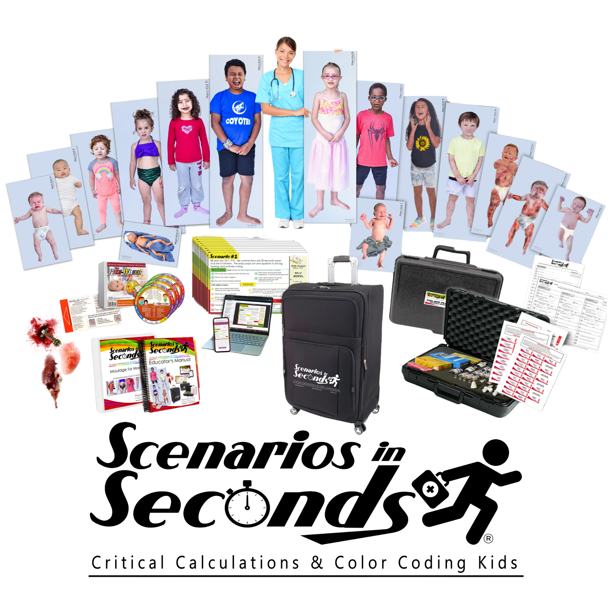Scenarios In Seconds - Critical Calculations & Color Coding Kids | Pedi ...